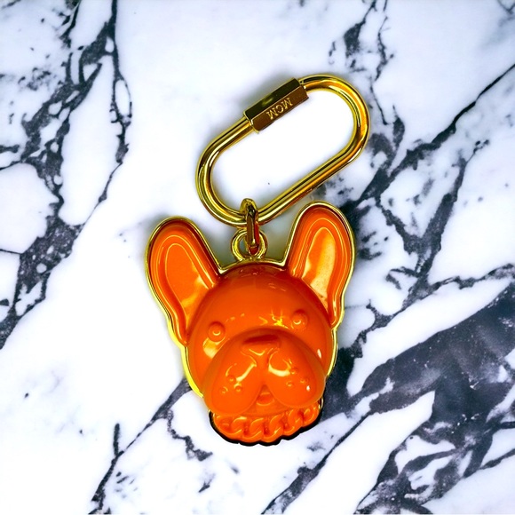 MCM | Accessories | Mcm Boston Terrier Keychain | Poshmark
